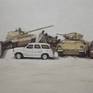 Desert Vehicles Painting by Andy Swani | Saatchi Art