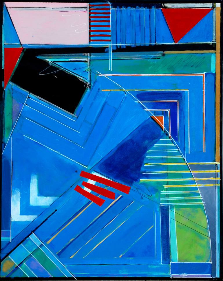 Pool Fool Painting by Michael Newman | Saatchi Art