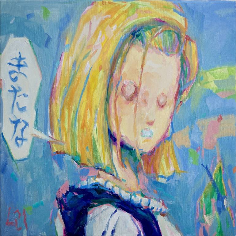 Android 18 Painting by Junsoo Kim | Saatchi Art