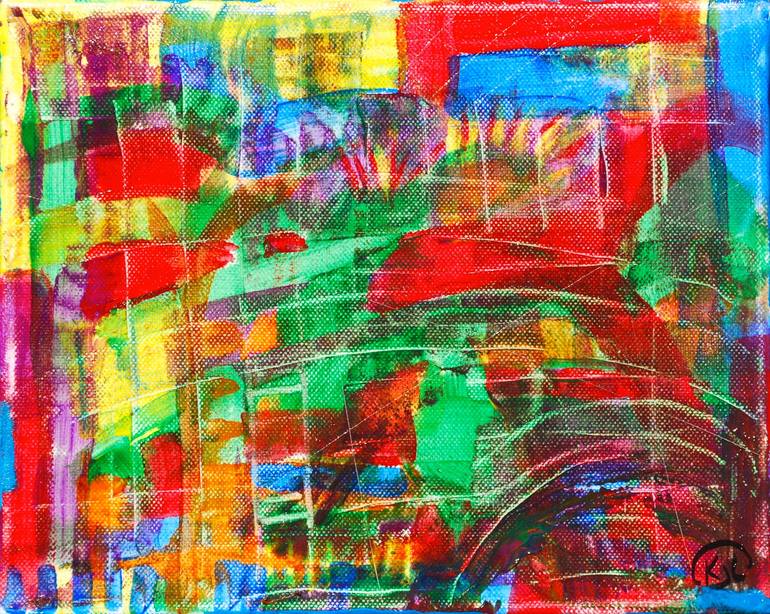 state o' flux Painting by keith lesser | Saatchi Art