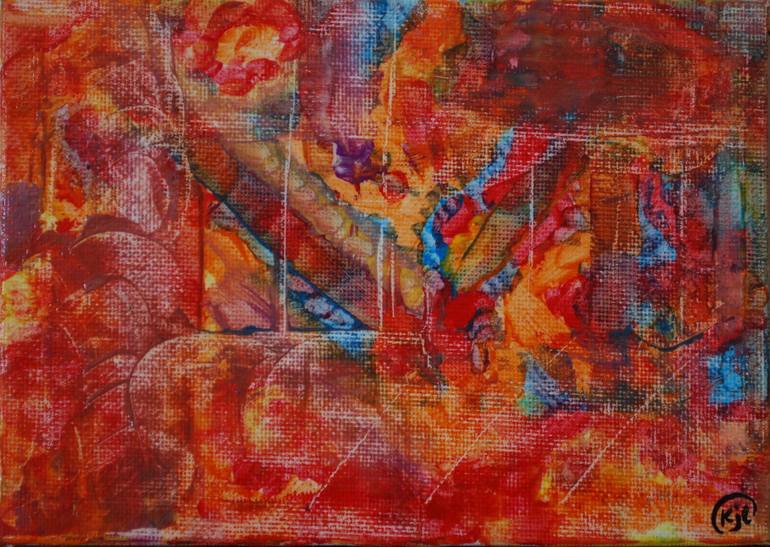butter rainbow Painting by keith lesser | Saatchi Art