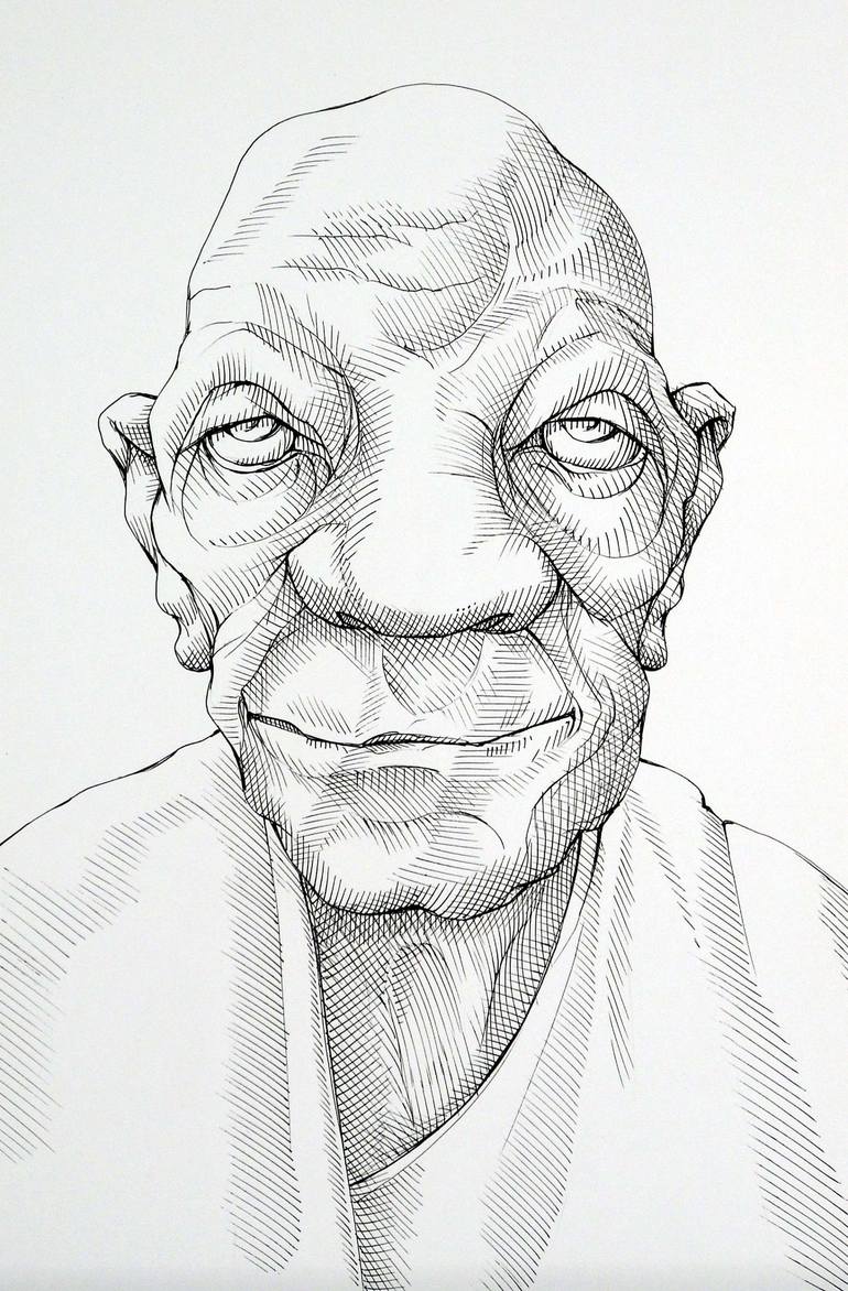 Wise Man 3 Drawing by Hratch Israelian | Saatchi Art