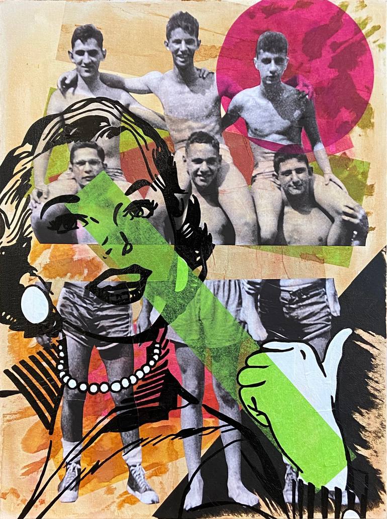 Boys Will Be Boys Mixed Media by Mike Ferrari | Saatchi Art