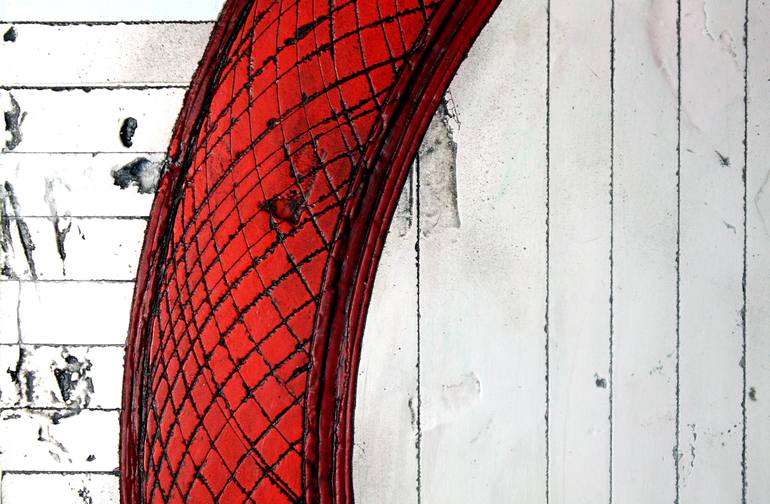 Red Torus Painting by Curtis Olson | Saatchi Art
