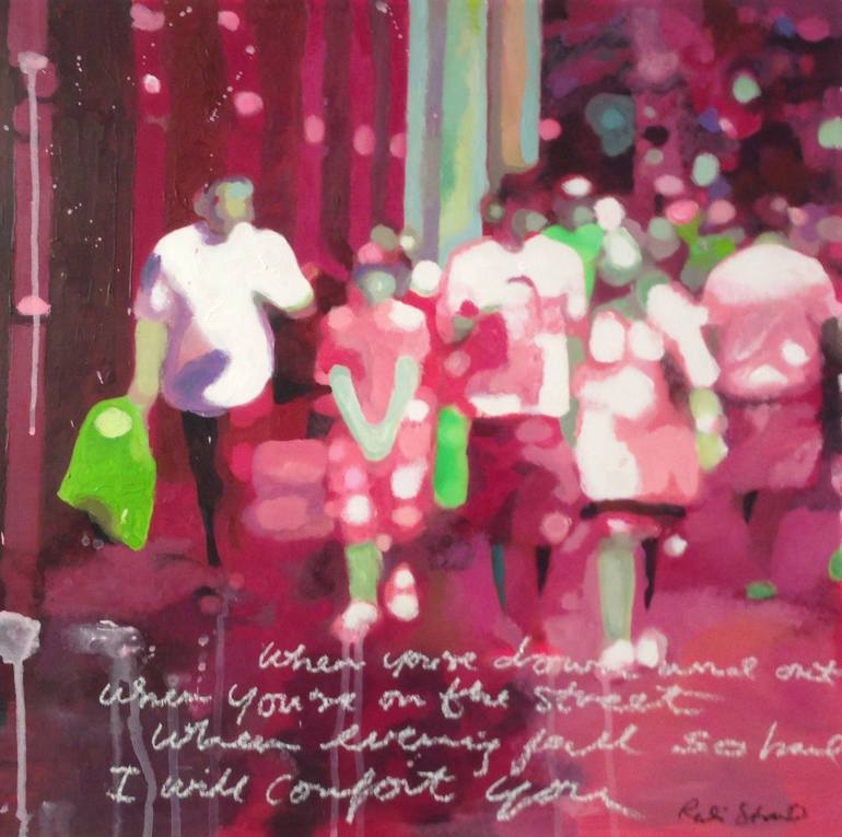 Bridge over Troubled Water Painting by Randi Strand | Saatchi Art