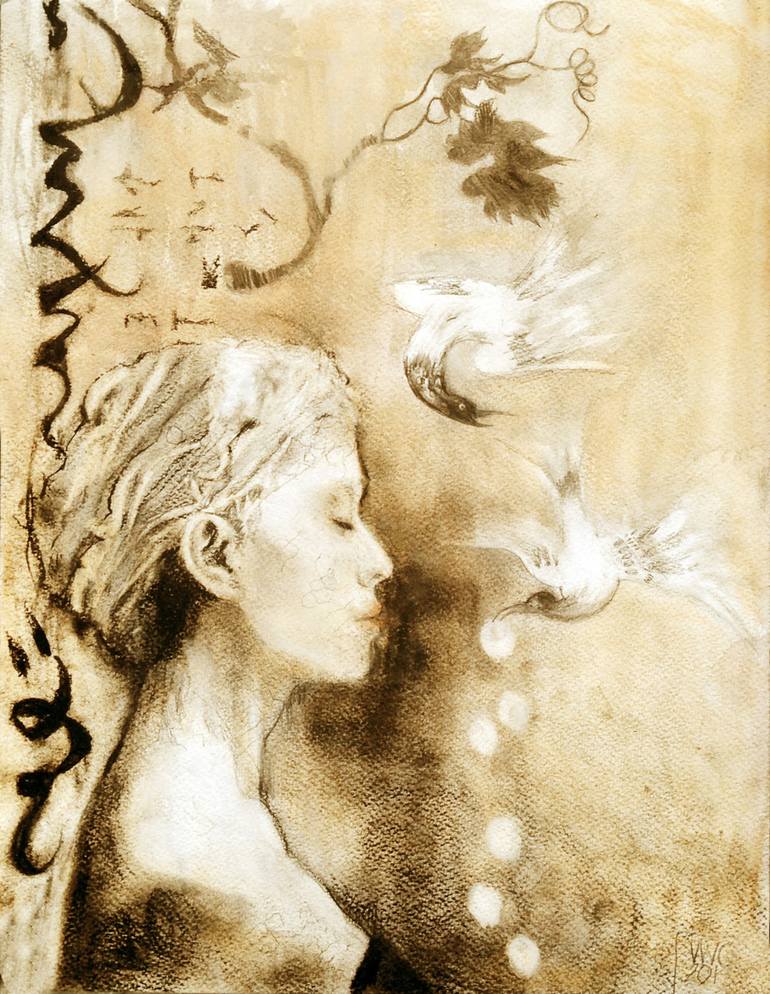 A Climate of Possibility Drawing by Val Wolstenholme Clay | Saatchi Art