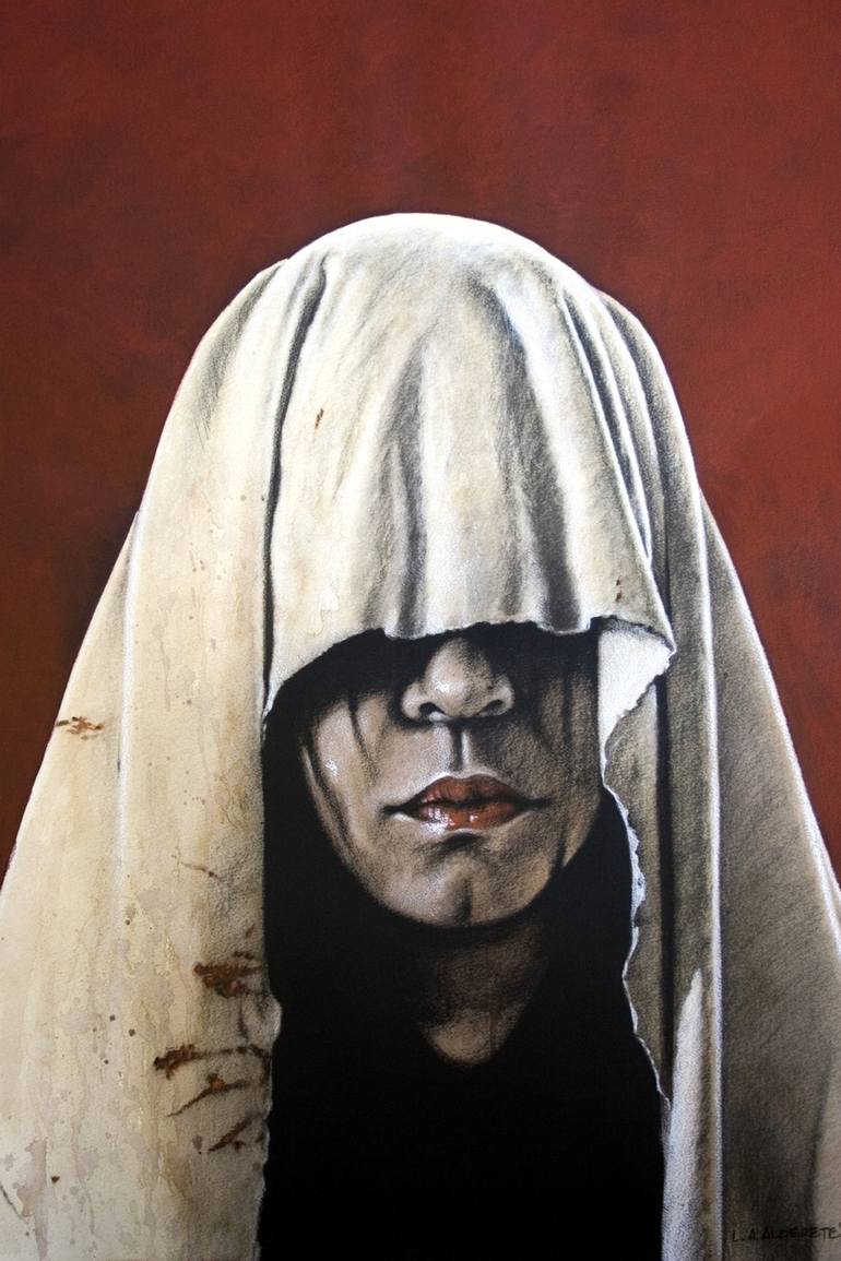 CEGUERA ABSOLUTA Painting by LUIS ALDERETE | Saatchi Art