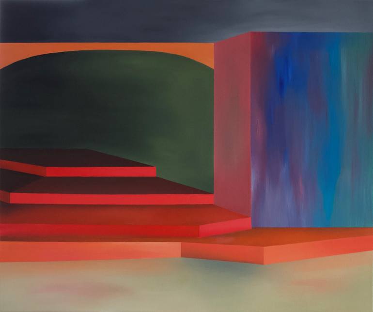Theatre Steps Painting by Sarah Pooley | Saatchi Art