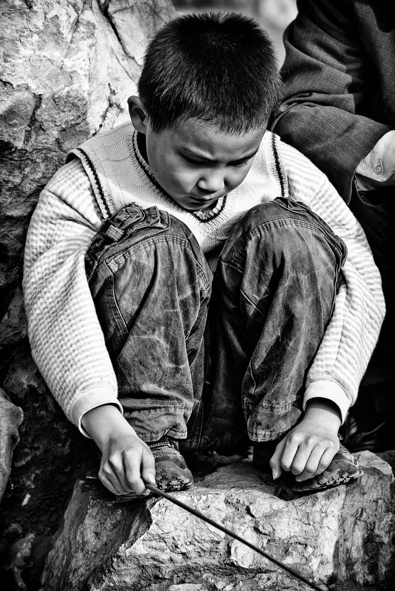 Boy fishing - Limited Edition 1 of 5 Photography by Christophe Cham ...