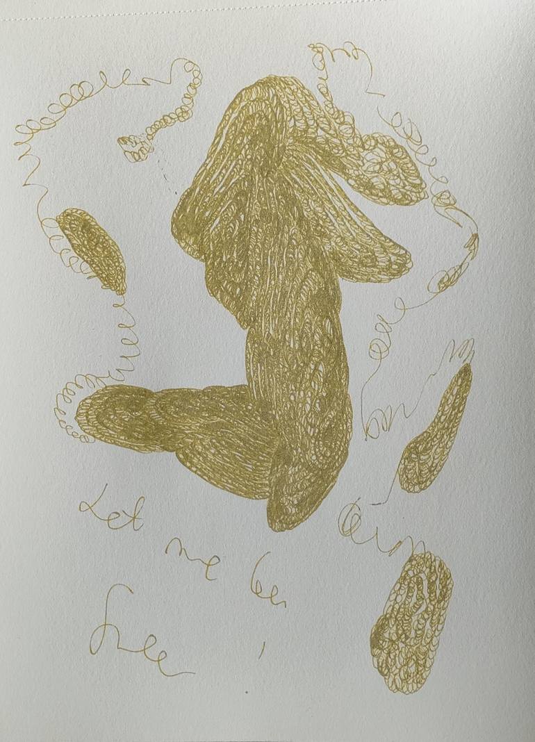 Let me be free ! Drawing by Daria Magda Błażek | Saatchi Art