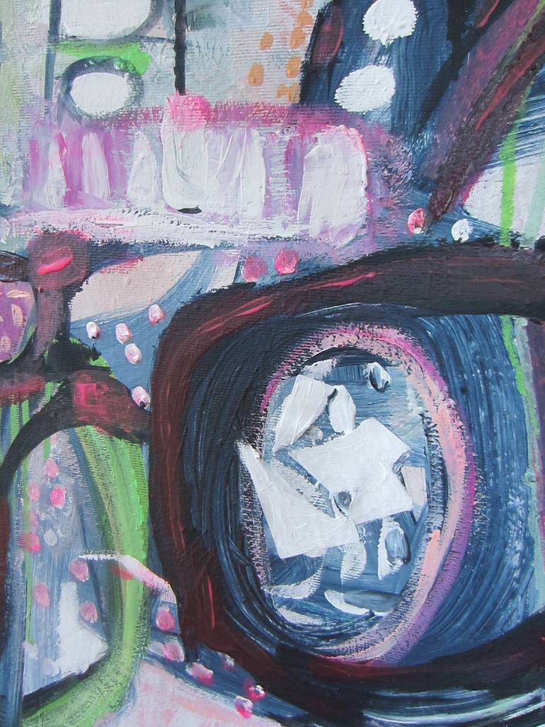 switching worlds Painting by Davida Gatti-Reis | Saatchi Art