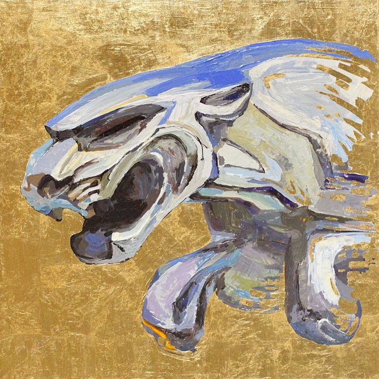 Jaguar Painting by Daria Bagrintseva | Saatchi Art
