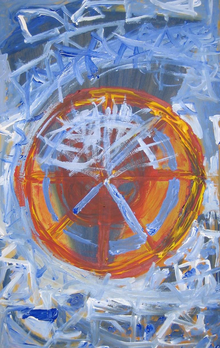 The Wheel of Fortune (Major Arcana # 10) Painting by Marco Menato ...