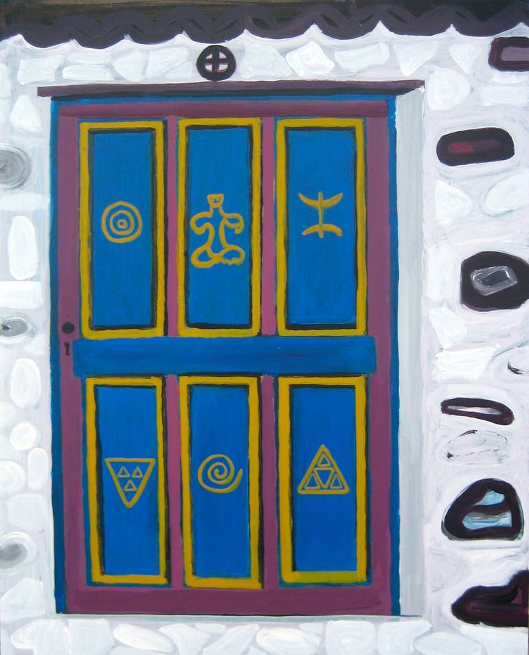 Door to the Sacristy - Catedral de San Borondon Painting by Marco ...