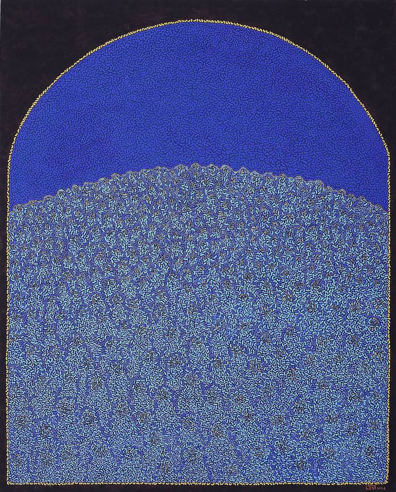 Corrosion drop of figure of Buddha Drawing by Liu Zhi Wei | Saatchi Art