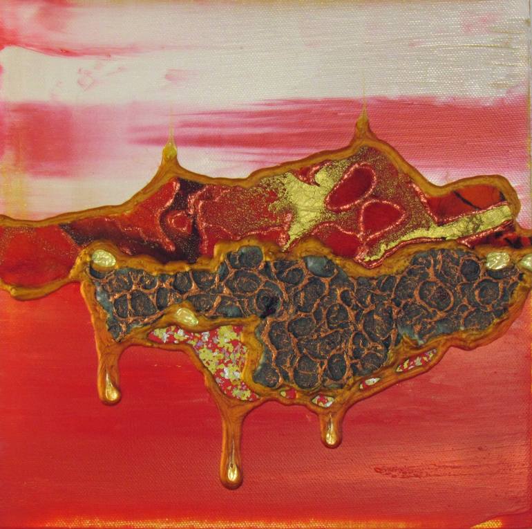 Rarefied Ruby Painting by Ben Musa | Saatchi Art