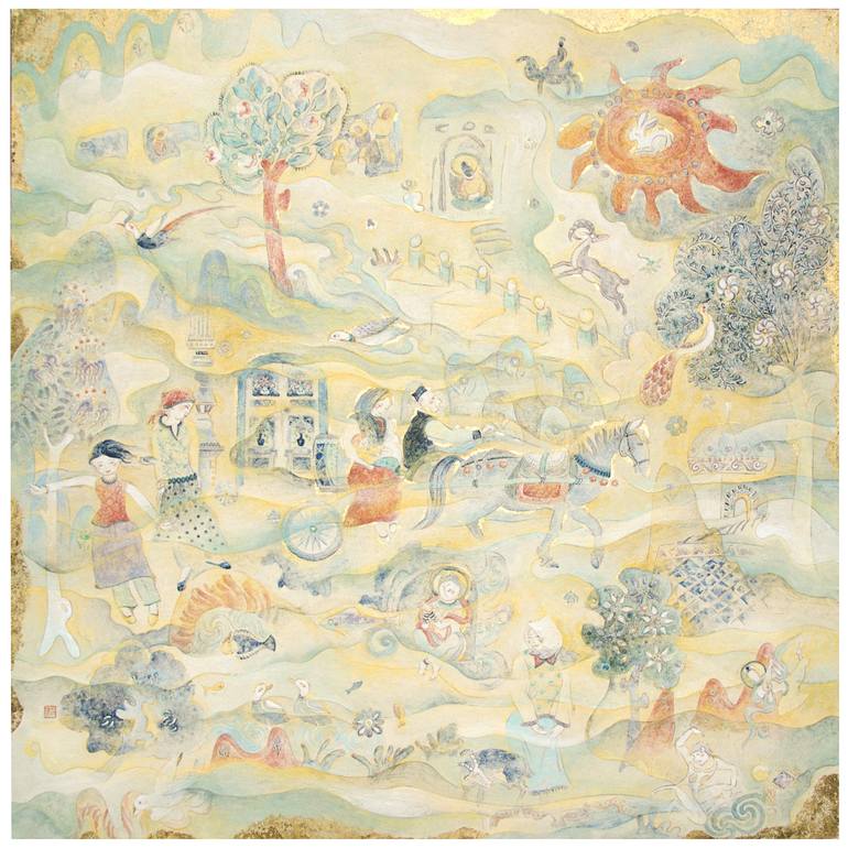 Oriental legend Painting by hong bao | Saatchi Art