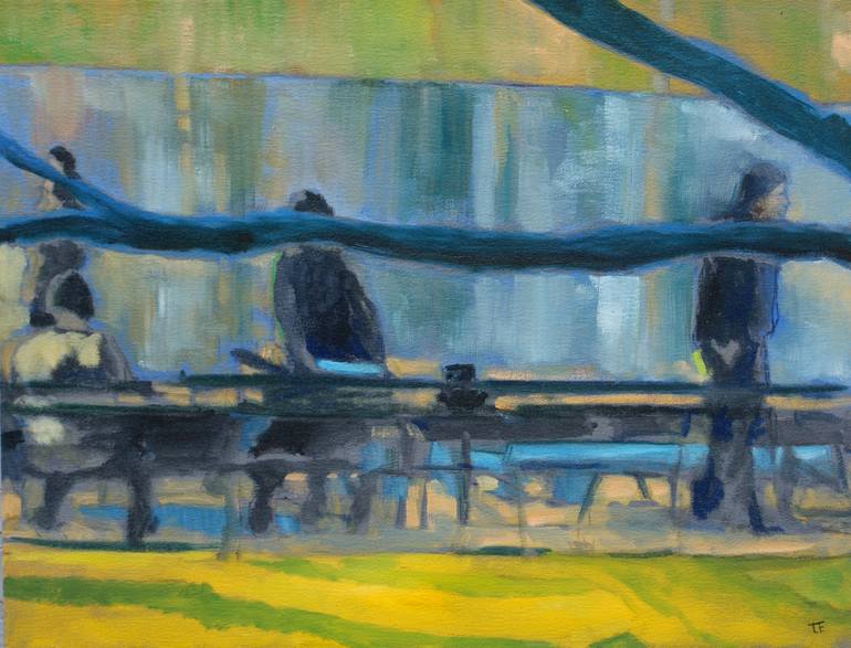 Wathing You #2 Painting by tom ferraro | Saatchi Art