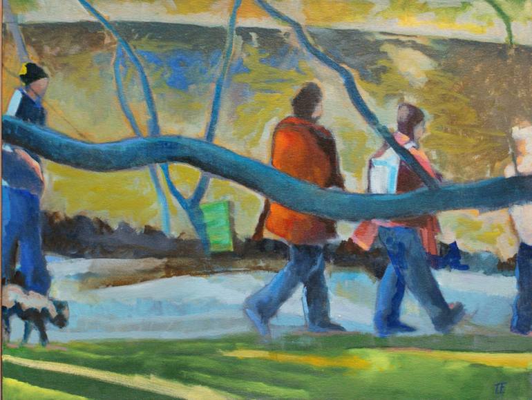 Watching You #4 Sold Painting by tom ferraro | Saatchi Art