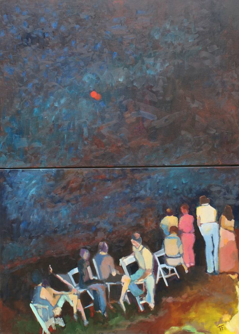 Glow Painting by tom ferraro | Saatchi Art