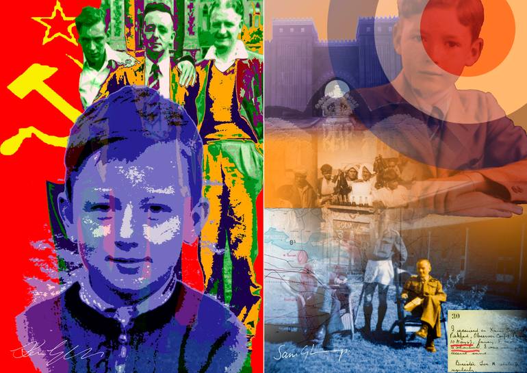 'Your Dad Is A Bloody Communist/Shaibah Mixed Media by Eccleston ...