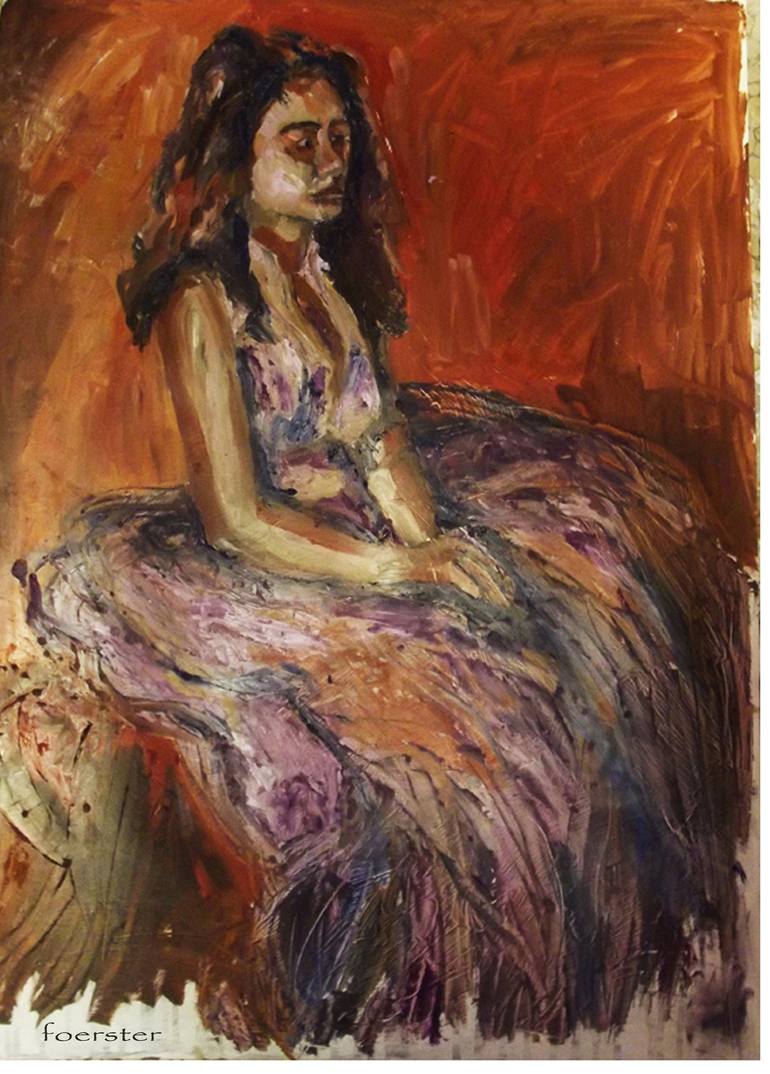 Simla in costume Painting by sue foerster | Saatchi Art