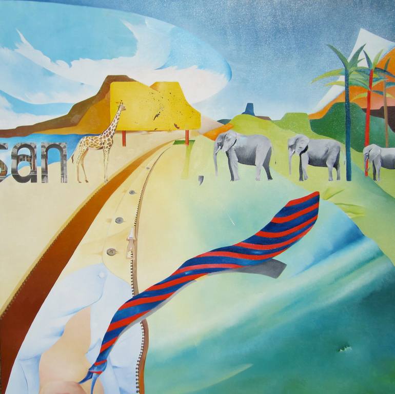 Tie-Game Painting by Christopher Nowlin | Saatchi Art