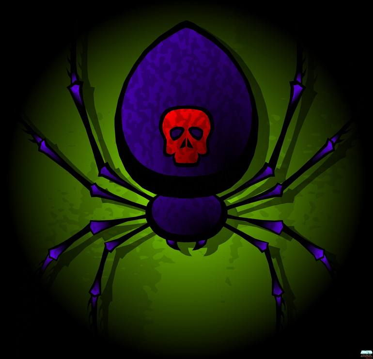 Black Widow Mixed Media by Corey Finney | Saatchi Art