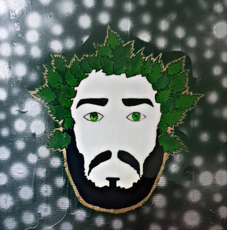 Tree man Painting by Tamar Arabesque | Saatchi Art