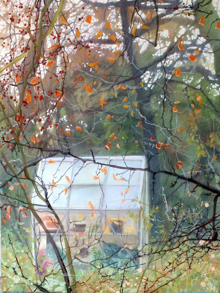 Pockets of Gold Painting by Lara Cobden | Saatchi Art