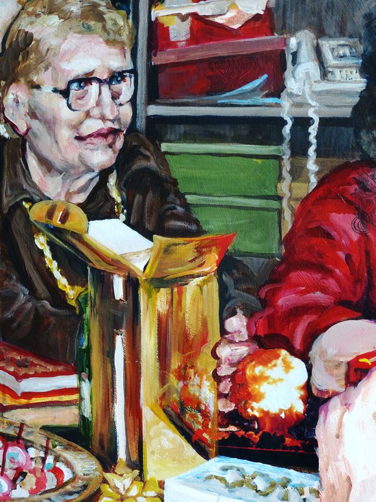 Reliquary (Secrets) Painting by Stephanie Ryan | Saatchi Art