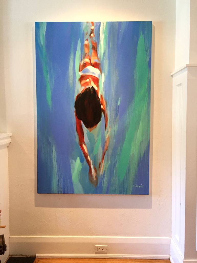 Tethys Painting by Elizabeth Lennie | Saatchi Art