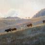 Cold Cow Morning Painting by Steve Heyen | Saatchi Art