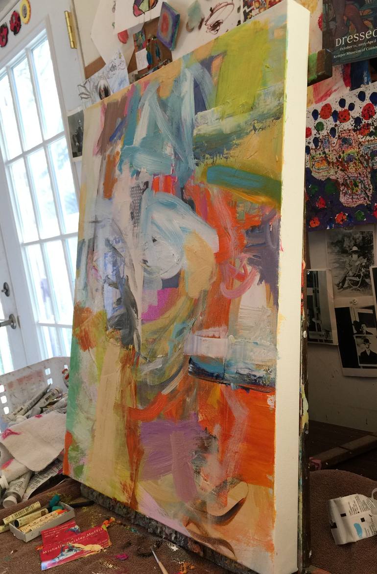 Overfilled Painting by Michelle Daisley Moffitt | Saatchi Art