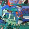 Scattered Painting by Michelle Daisley Moffitt | Saatchi Art