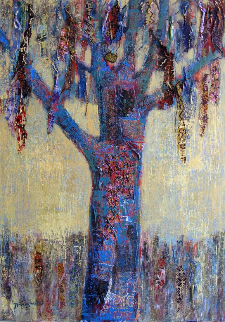 God Tree Painting by Jamal Toomaj | Saatchi Art