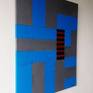 Blocks 'n' Stripes Painting by Heinz Hego Goevert | Saatchi Art