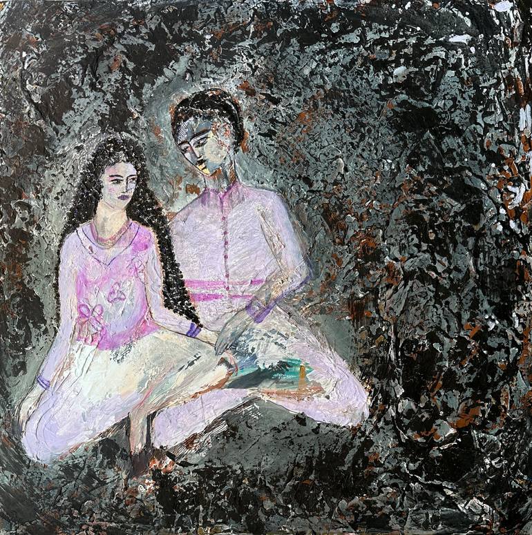 emotional connection Painting by Ronak Moshiri | Saatchi Art