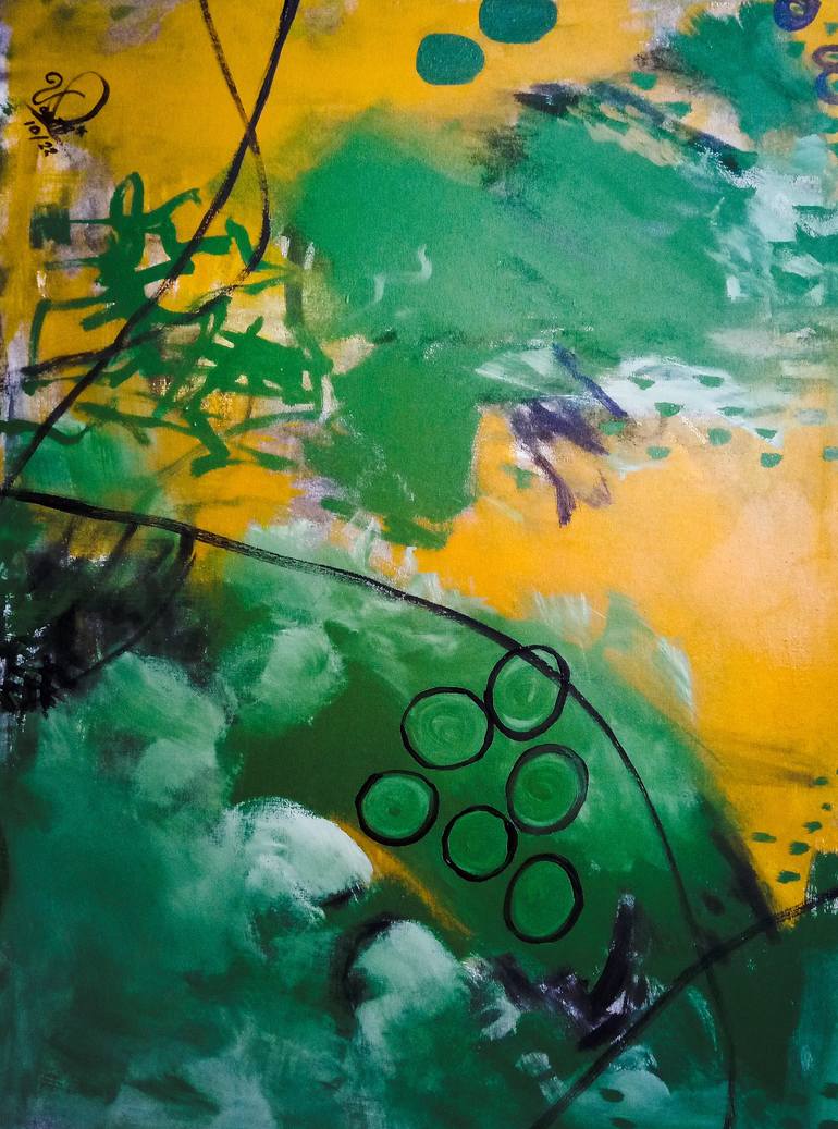 Esmeralda Painting by Vanessa Merlo | Saatchi Art