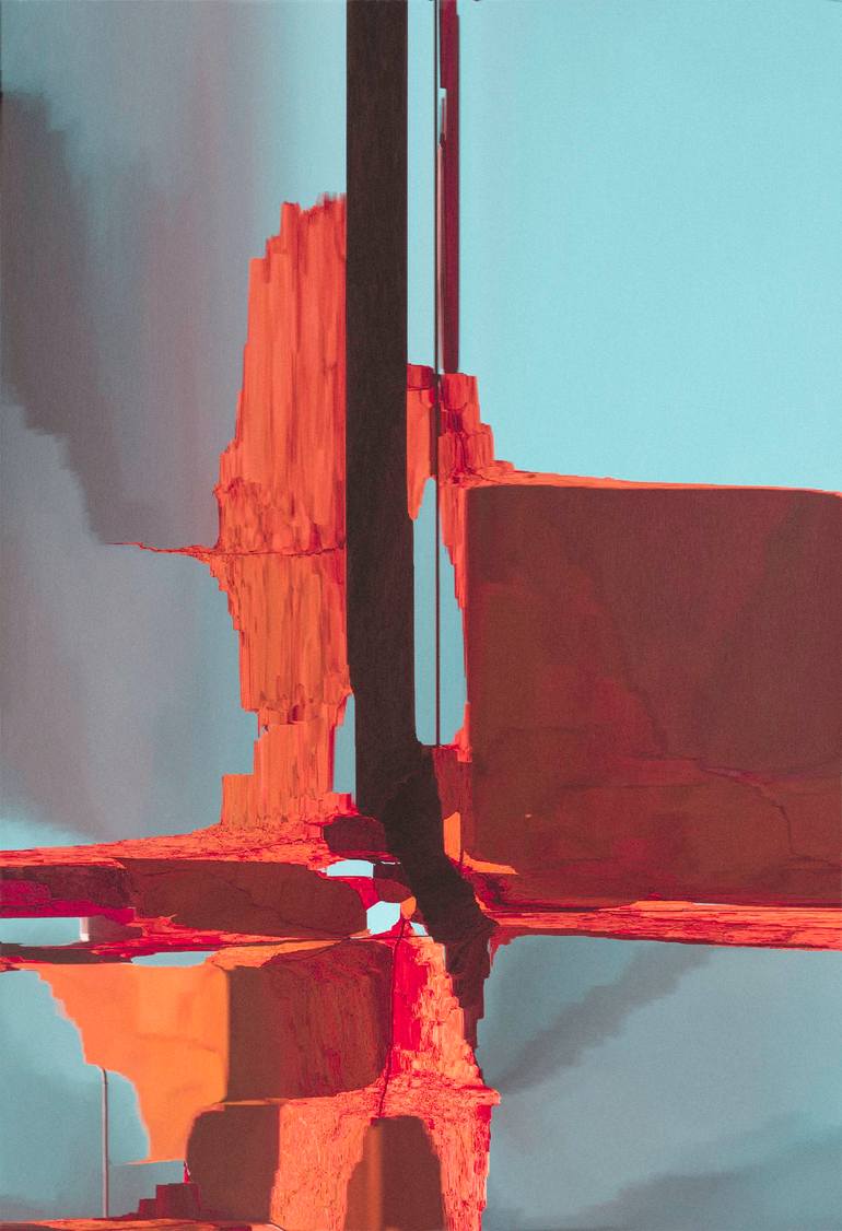 Blaze On The Wind Painting by Phil Clark | Saatchi Art