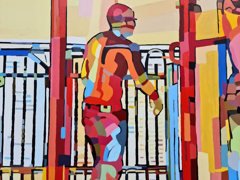 Working Out Painting by Noemi Safir | Saatchi Art