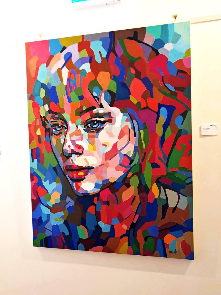 Finally a woman Painting by Noemi Safir | Saatchi Art