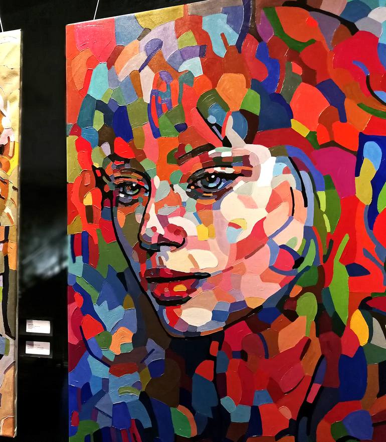 Finally a woman Painting by Noemi Safir | Saatchi Art