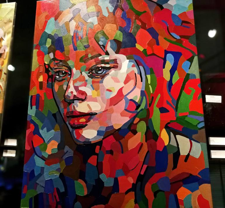 Finally a woman Painting by Noemi Safir | Saatchi Art