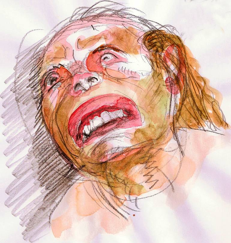 Wall Decor Home & Living Fine Art Print Anguish etna.com.pe