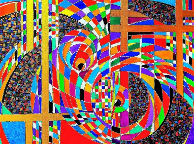 Kaleidoscope Of Life Painting by Helen Kagan | Saatchi Art