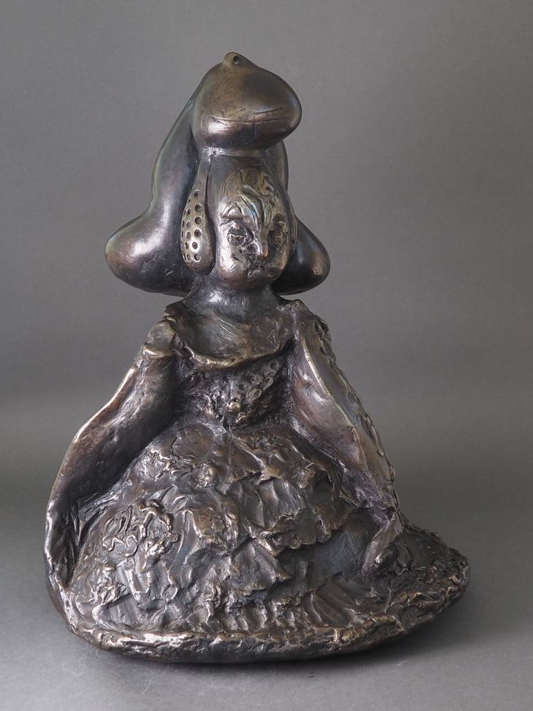 Black Spring Sculpture by Linda Cares | Saatchi Art