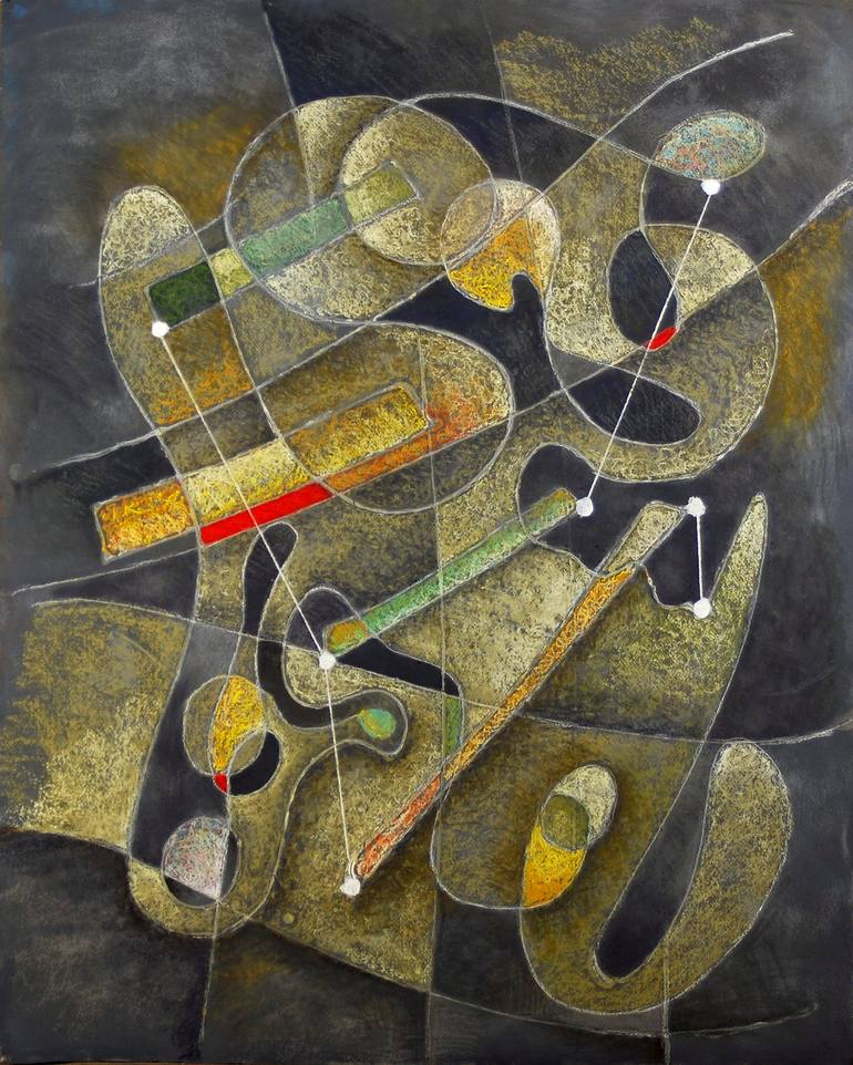 Catmusic Painting by David Holcomb | Saatchi Art