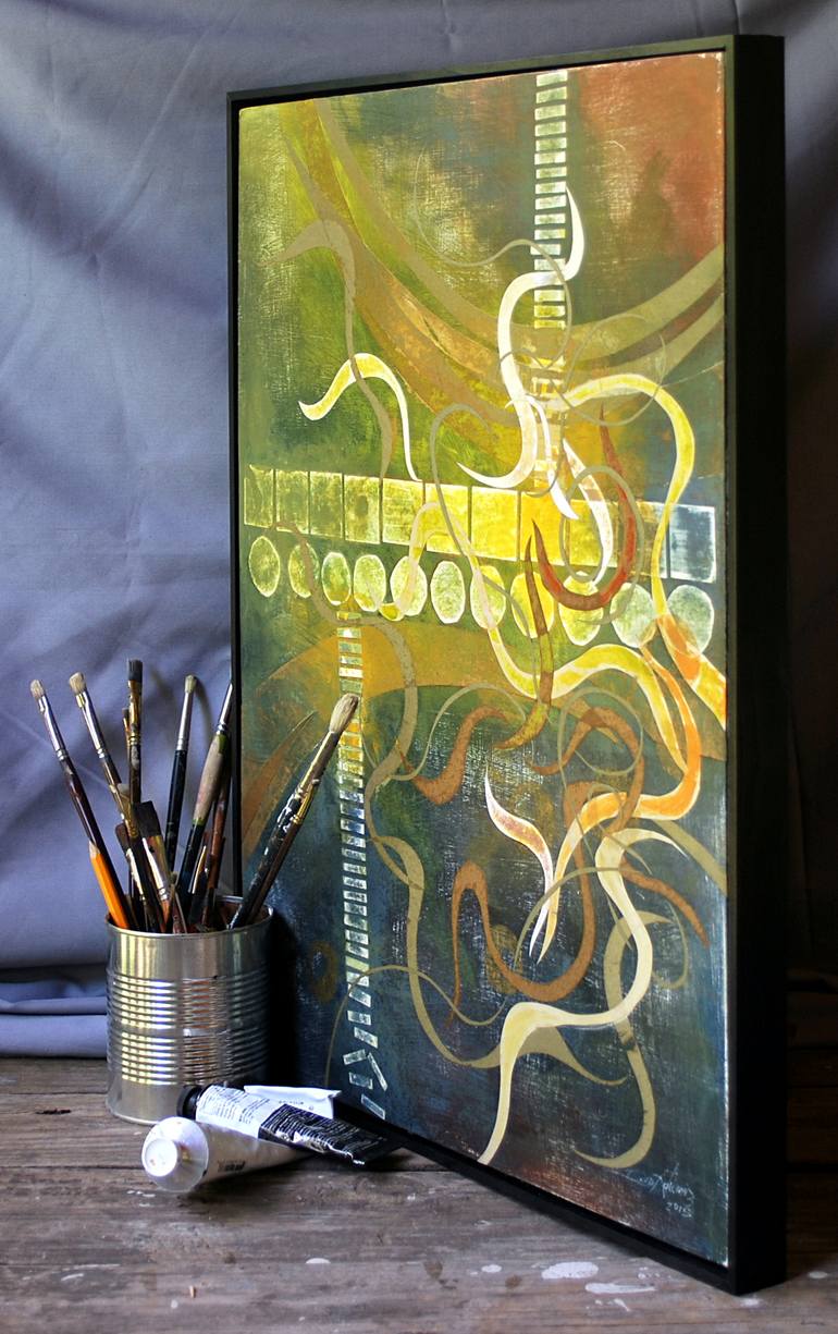 The First to Speak Painting by David Holcomb | Saatchi Art