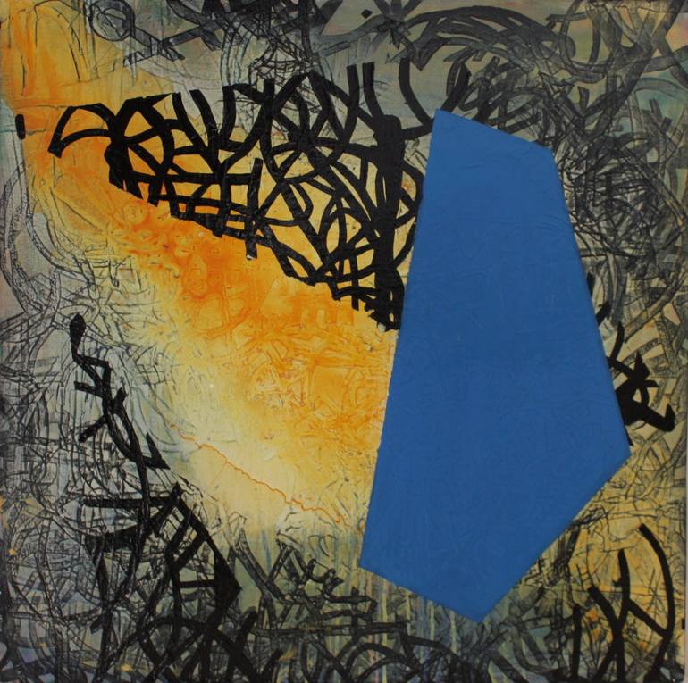 Untitled Blue Painting by Emily Higgs-Bayliss | Saatchi Art